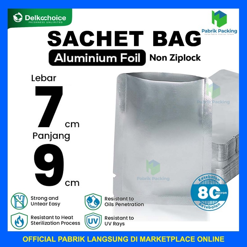 Plastic sachet packaging, full aluminum foil, premium sachet foil ...