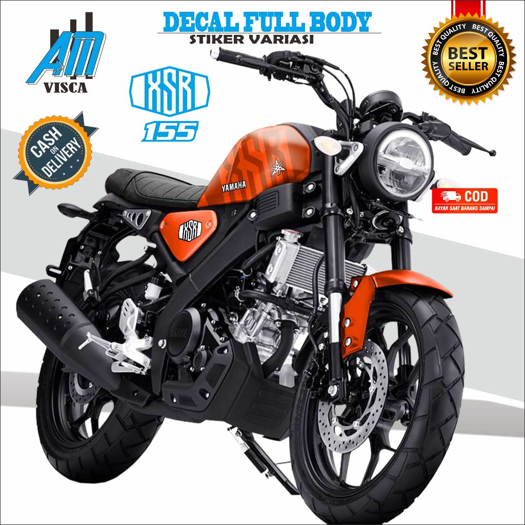 Xsr 155 Fullbody Decal Xsr Decal Sticker Variations of Plain Motif ...