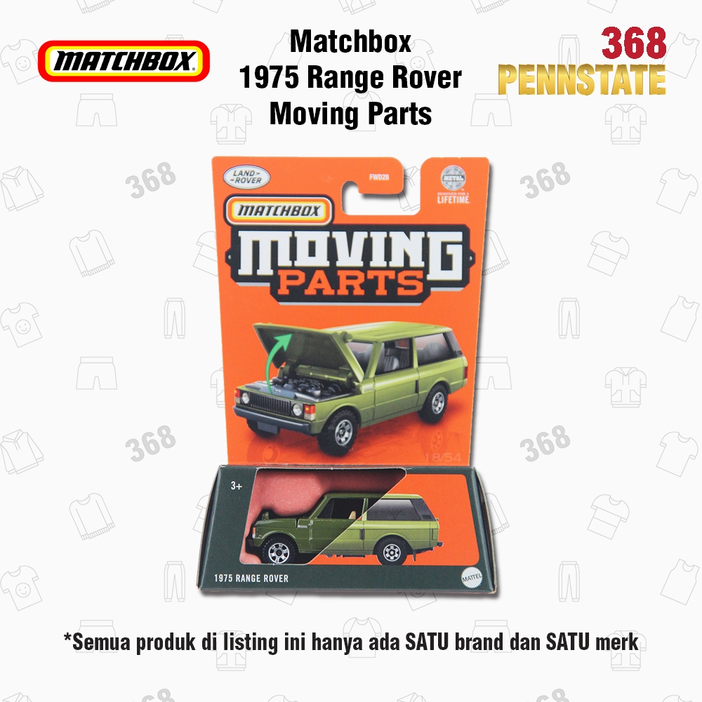 Matchbox Original Diecast Model Real Car Land Rover 1975 Range Rover ...
