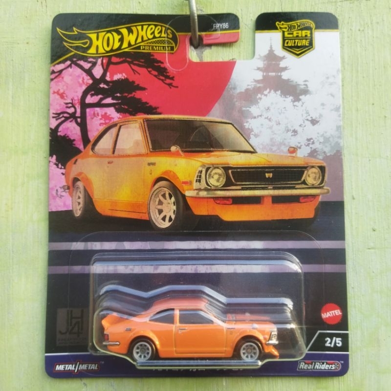 Hot Wheels Premium 1972 Toyota Corolla Levin Orange HW Car Culture ...