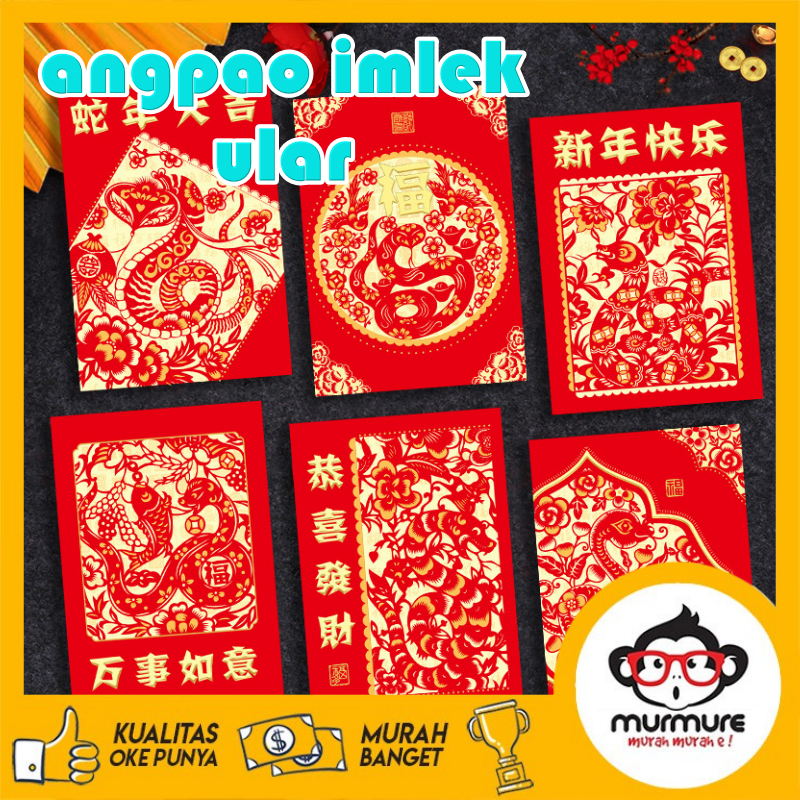 Murmure | Chinese New Year SNAKE ANGPAO Envelope 2025/chinese New Year ...