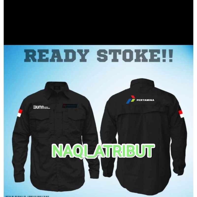 KEMEJA My PERTAMINA BUMN TACTICAL Shirt PERTAMINA TACTICAL Shirt Long ...
