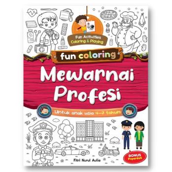Fun COLORING Book: Professional COLORING (BONUS PAPERDOLL) | Shopee ...