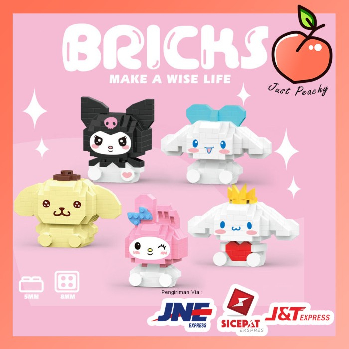 Bricks Nano Block Toys Stacking Blocks Sanrio Disney Characters ...