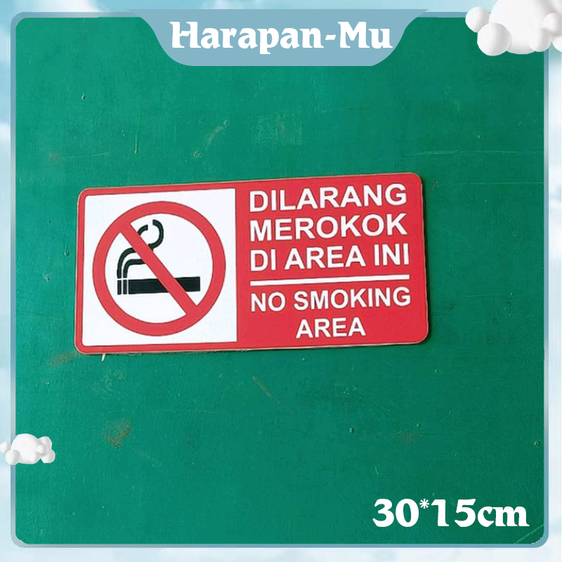 Acrylic Sign Label No Smoking No Smoking/Warning Sticker No Smoking ...