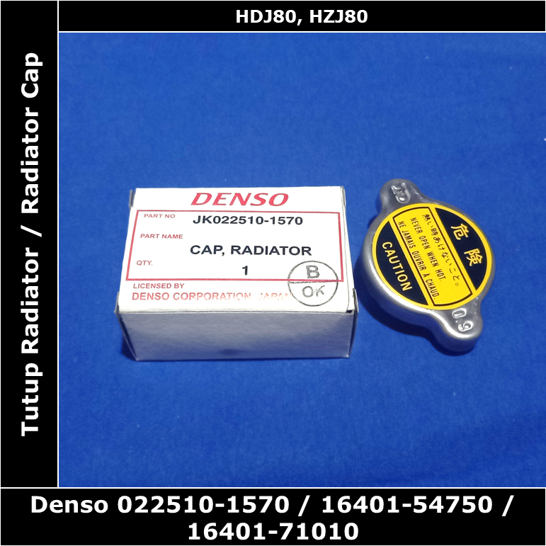 Toyota Land Cruiser 80 GX 4200 cc 1HZ HZJ80 Radiator Cap Original Denso ...