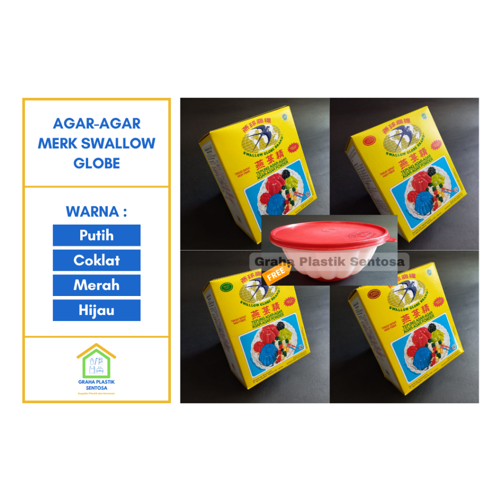 ORIGINAL Swallow Globe Agar 1 Box | Shopee Singapore