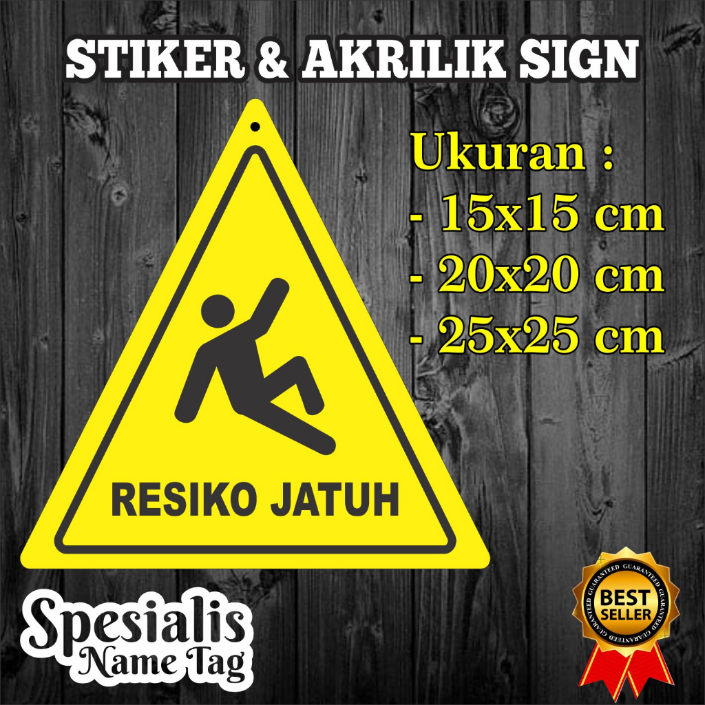 Acrylic Risk of Falling / Fall Risk Risk of Falling Acrylic | Risk ...