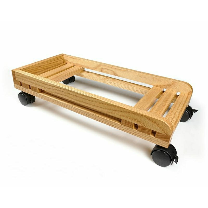 KAYU Aesthetic Wooden CPU Rack| CPU Tray with wheels | Computer Tray ...
