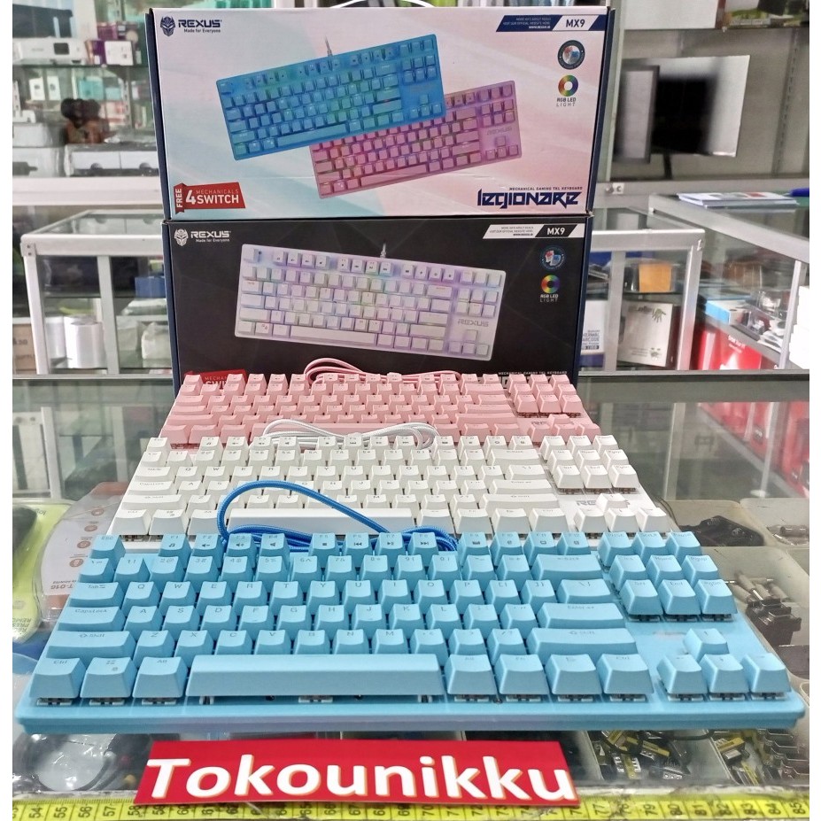 Rexus MX9 TKL Mechanical Legionare MX9 TKL RGB Gaming Keyboard | Shopee ...