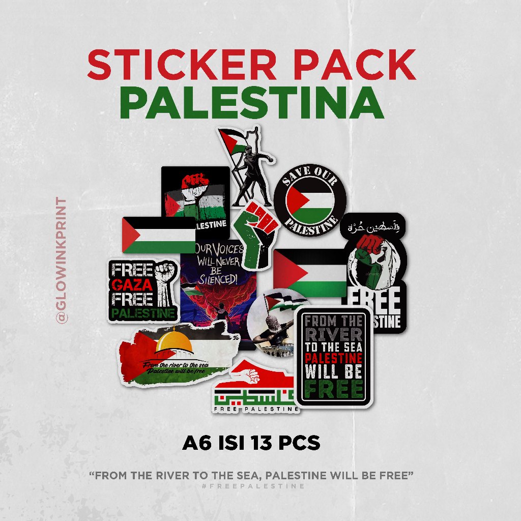 Palestine Sticker Pack | Shopee Singapore