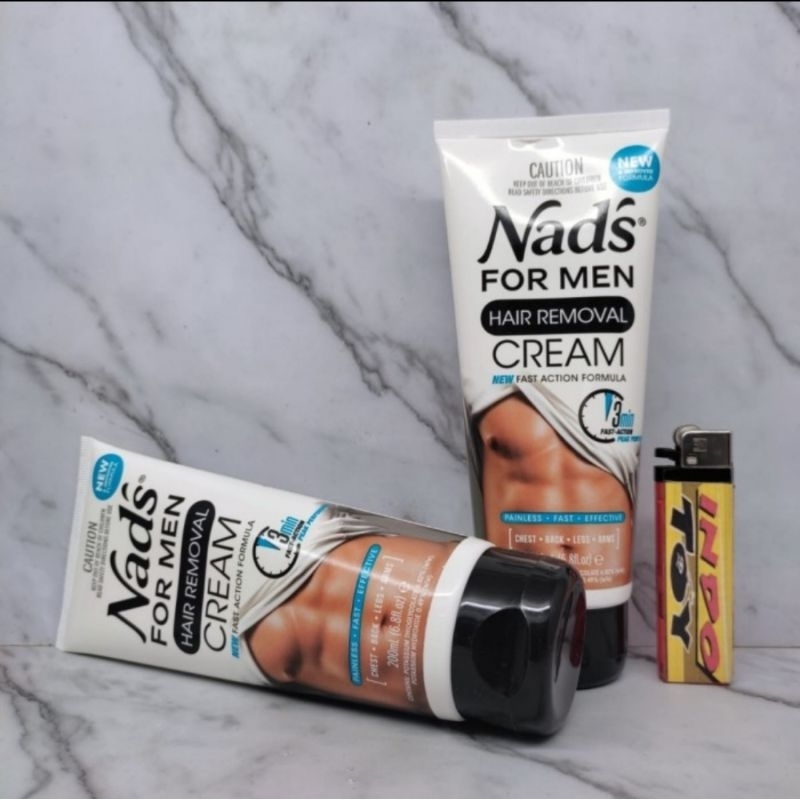 Nad's For Men Hair Removal Body Cream Fast Action 6.8FL.OZ (200Ml ...