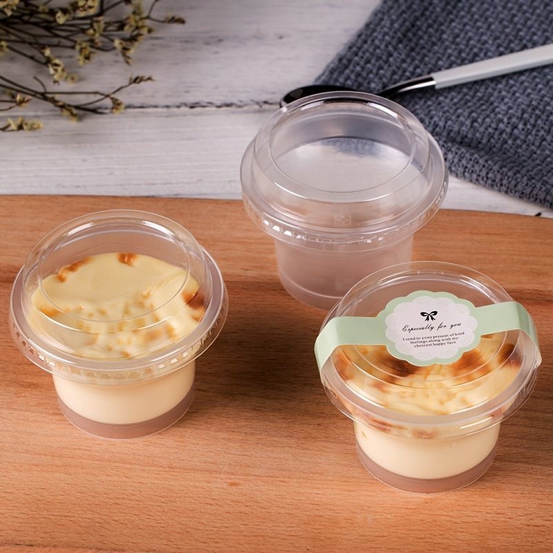 CH-30 Heat Resistant Cups, 10 Pieces Oven-Resistant Pudding Containers ...