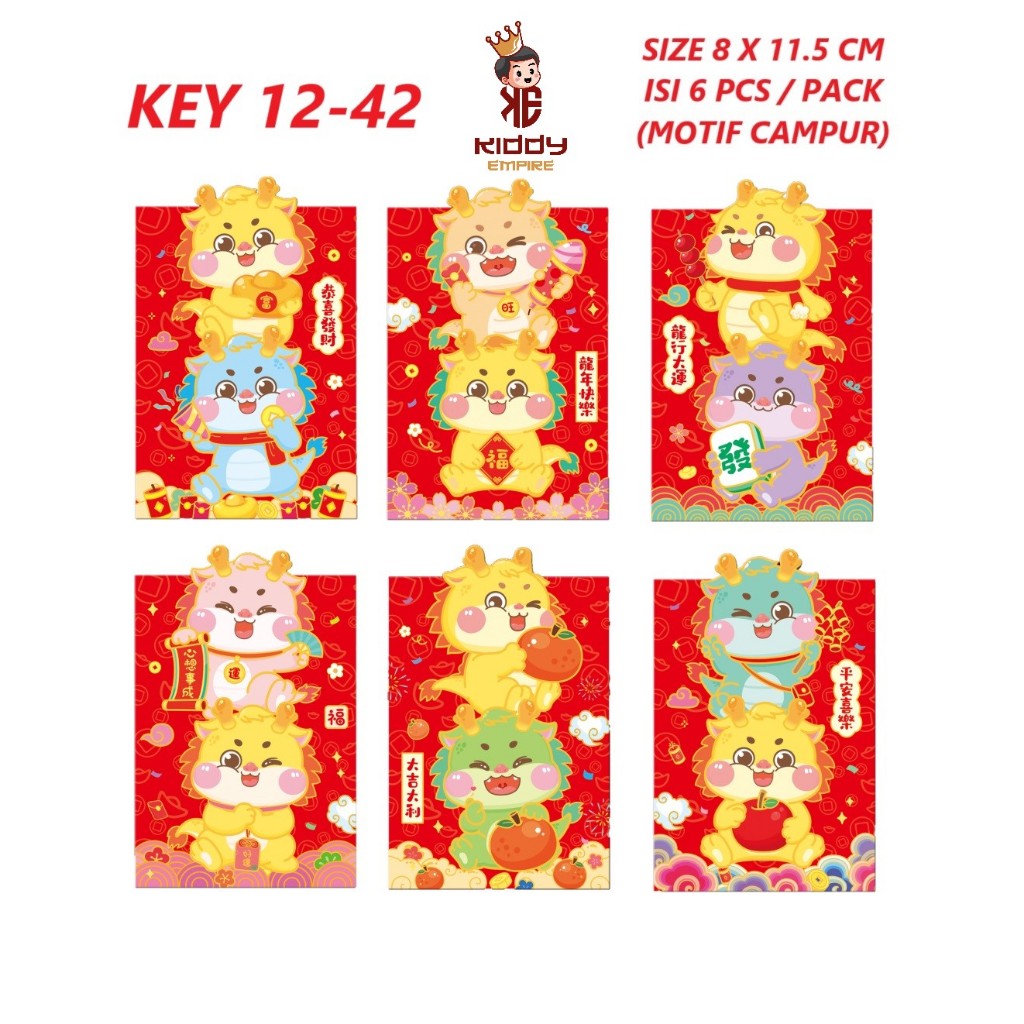 Chinese New Year angpao 3D dragon 2024/unique Chinese New Year angpao ...