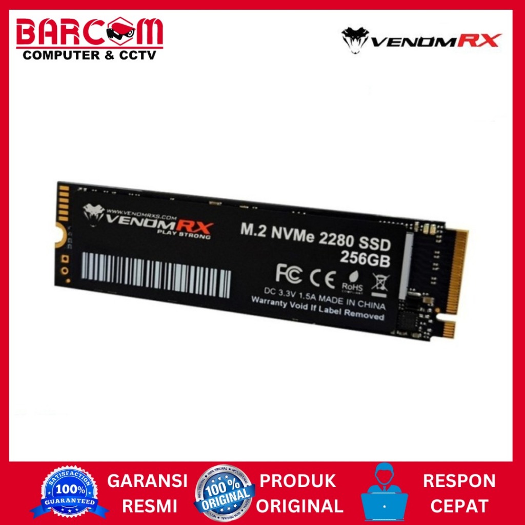 Nvme M.2 SSD 256GB PCIe Gen3X4 VenomRX ORIGINAL | Shopee Singapore