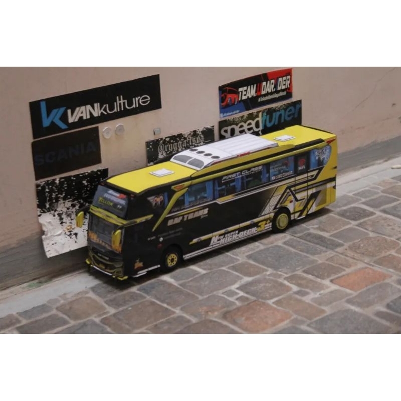Papercraft BUS RAF TRANS SCALE 1:50 | Shopee Singapore