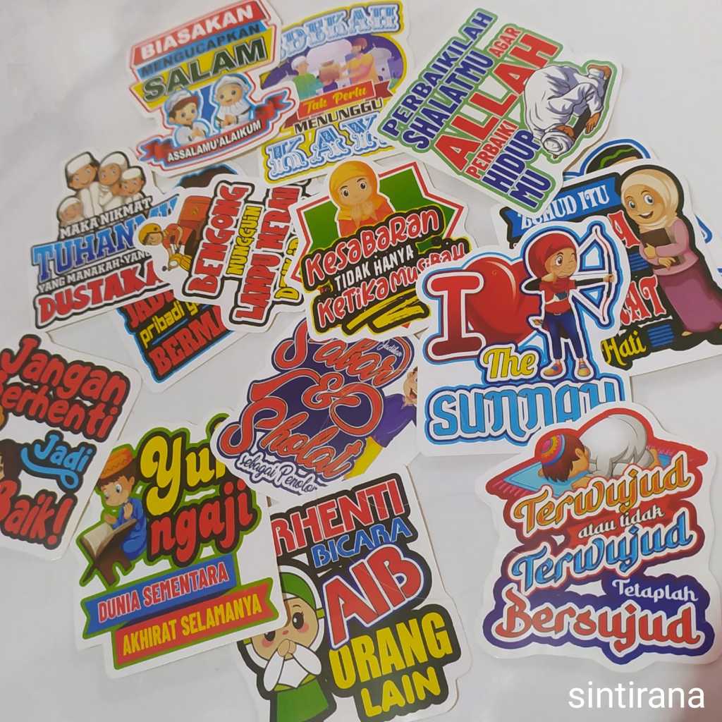 Islamic Cartoon Sticker HIJAB Muslim Sticker | Shopee Singapore