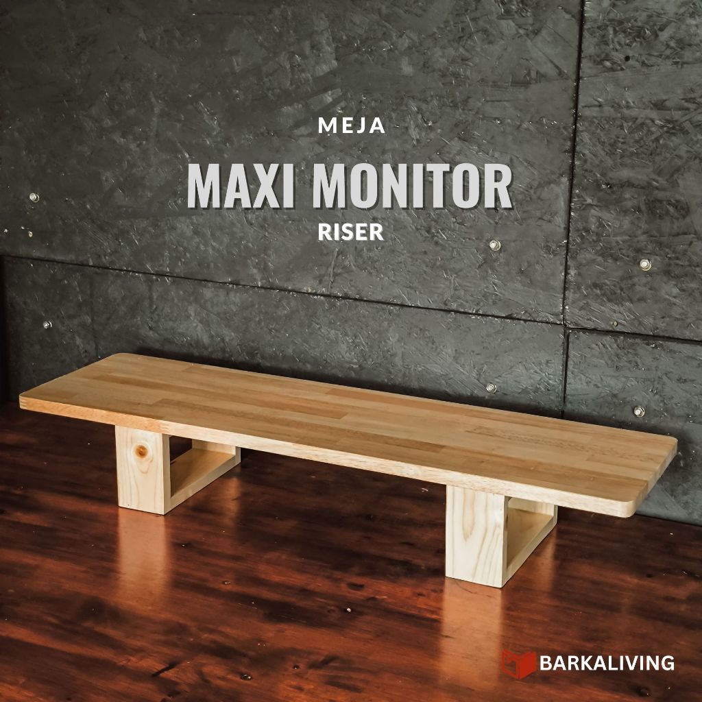 KAYU Large Wooden Laptop Monitor Desk Multi-Purpose Laptop Monitor ...