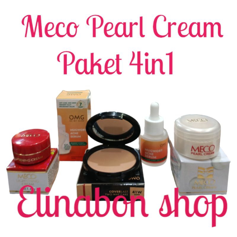 Meco Pearl Cream Day Night + OMG Serum | Shopee Singapore
