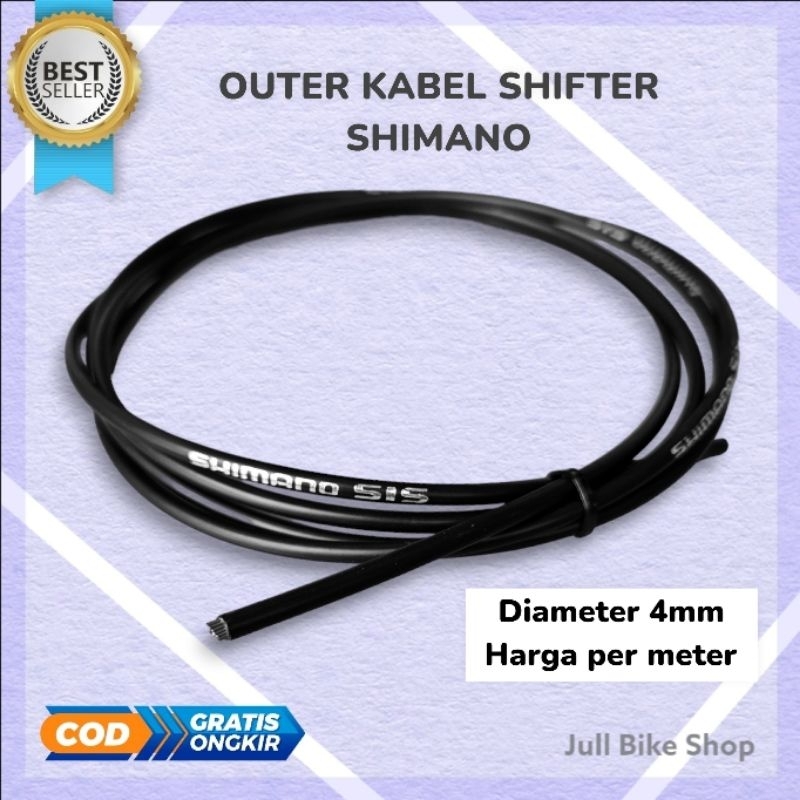 Putih Hitam Outer Shifter Cable Operand For Folding Bikes Mtb Road Bikes Etc Rd Black And 