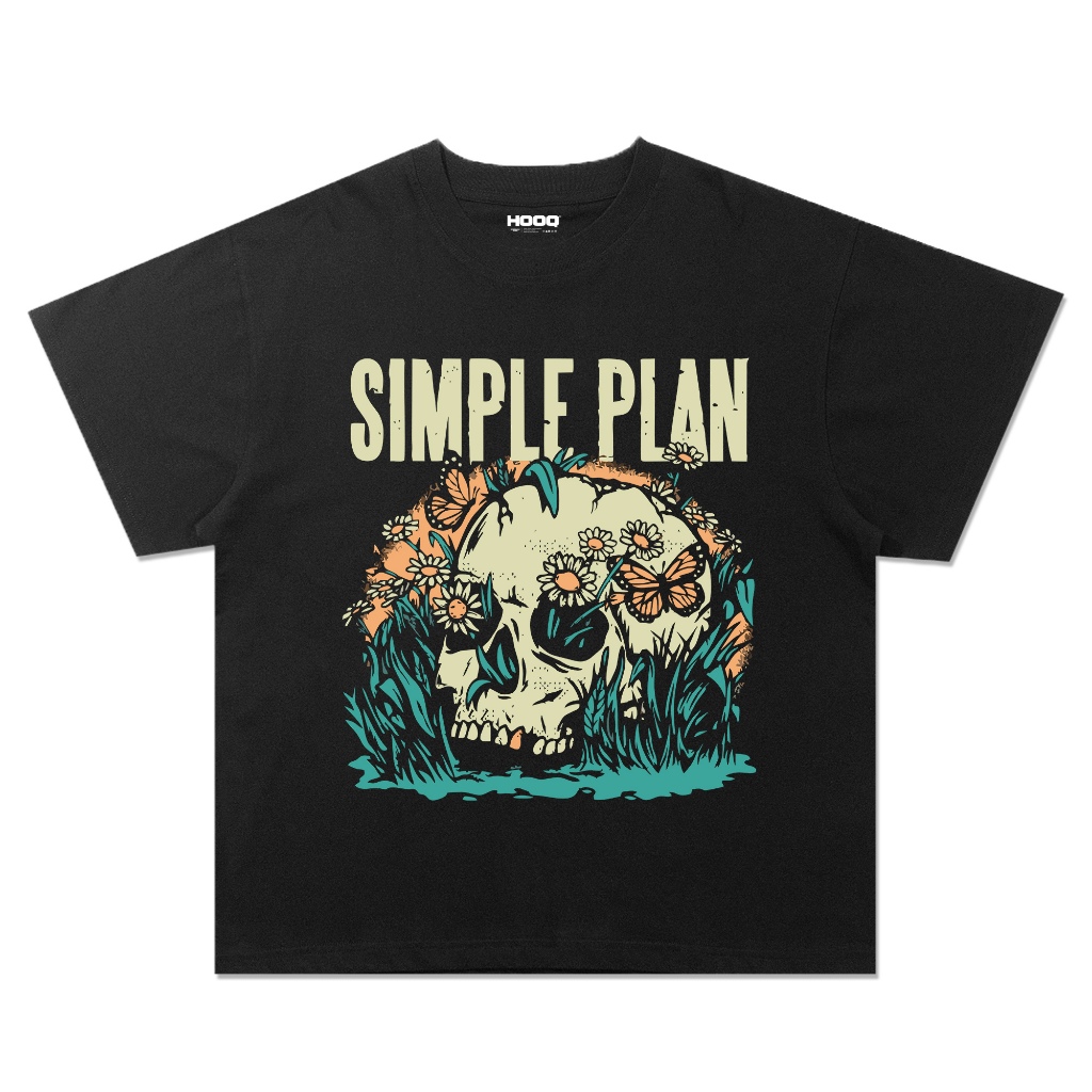 Simple Plan Oversize Band T-shirt - Logo Tour Simple Plan Band T-shirt ...