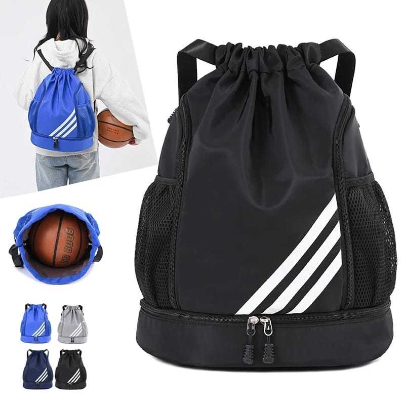 Drawstring Bag Sports Backpack Men And Women Futsal Bag Basketball Bag ...