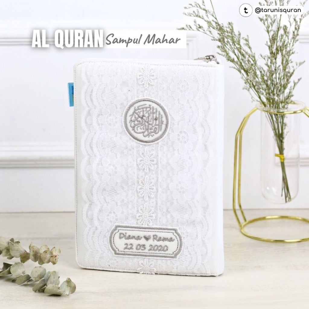 Premium Al Quran Wedding Dowry Custom Luxury Wedding Name A5 MHR ...