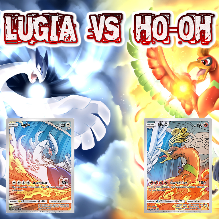 Pokemon TCG HOLOGRAM ENGLISH VERSION FULL ART CARD - LUGIA VS HO-OH | Shopee Singapore