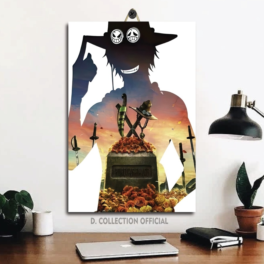 One Piece Anime Wall Display 20X30 | D. Official Collection| Custom ...