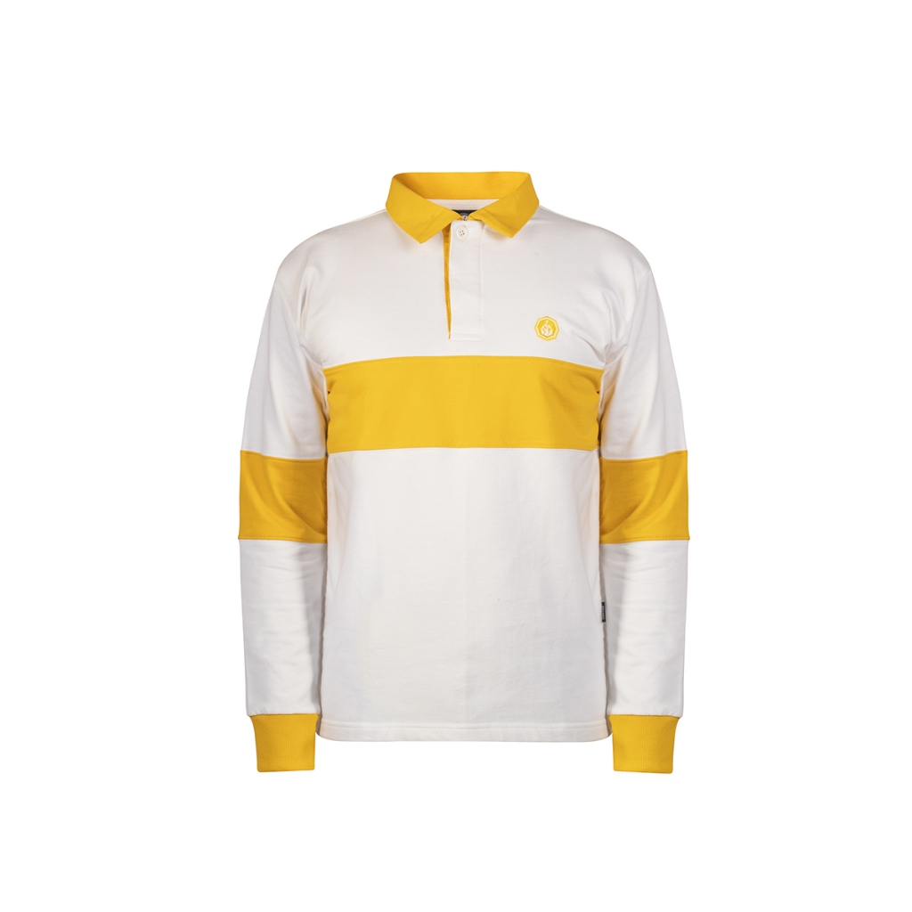 Prung Farraz Rugby Tshirt White Long Sleeve Collar T-Shirt Long Sleeve ...