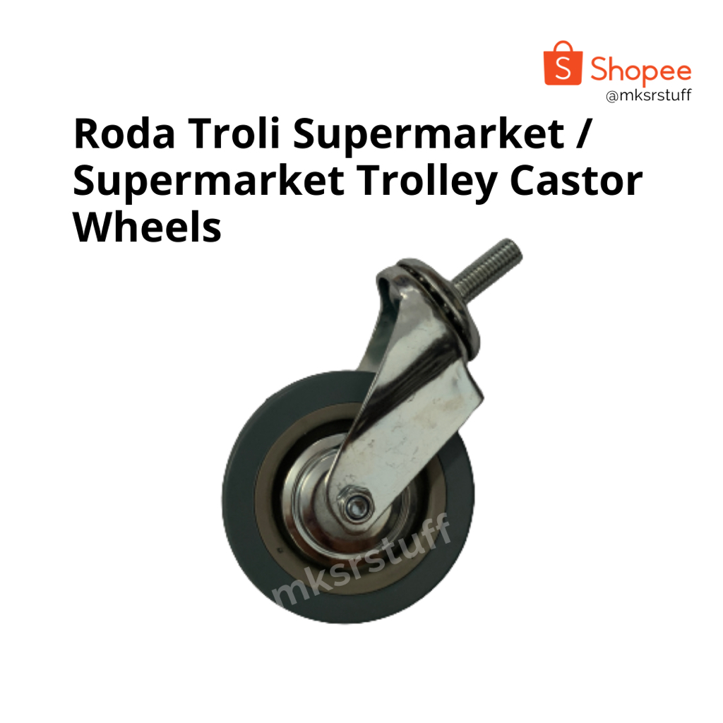 Supermarket Trolley Wheel (4Inch) | Shopee Singapore