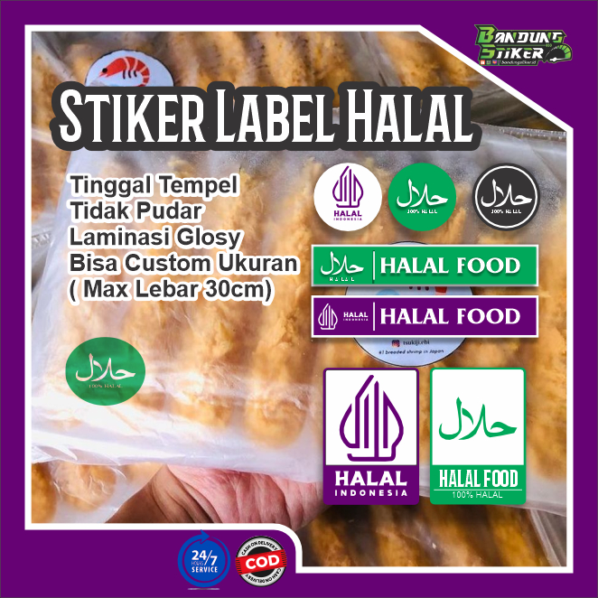 Halal Label Logo Sticker | Print & Cutting | Shopee Singapore
