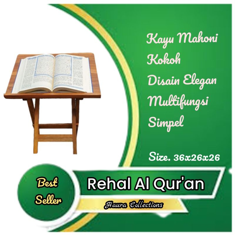 Rehal Al Quran/Folding Table/Quran Table/Study Table Size 36 cm x 26 cm ...