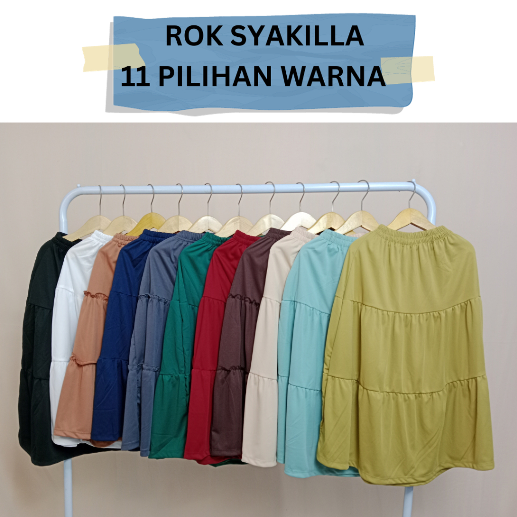 Syakilla Skirt - Long Skirt for Eid al-Fitr Children Ages 4 to 14 Years ...