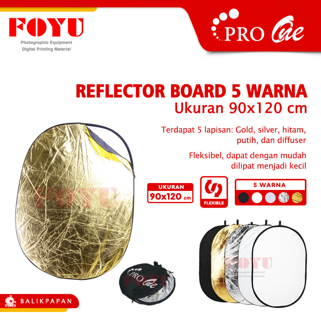 CAHAYA Reflector Board Light Reflector Board Photo Studio Reflector ...