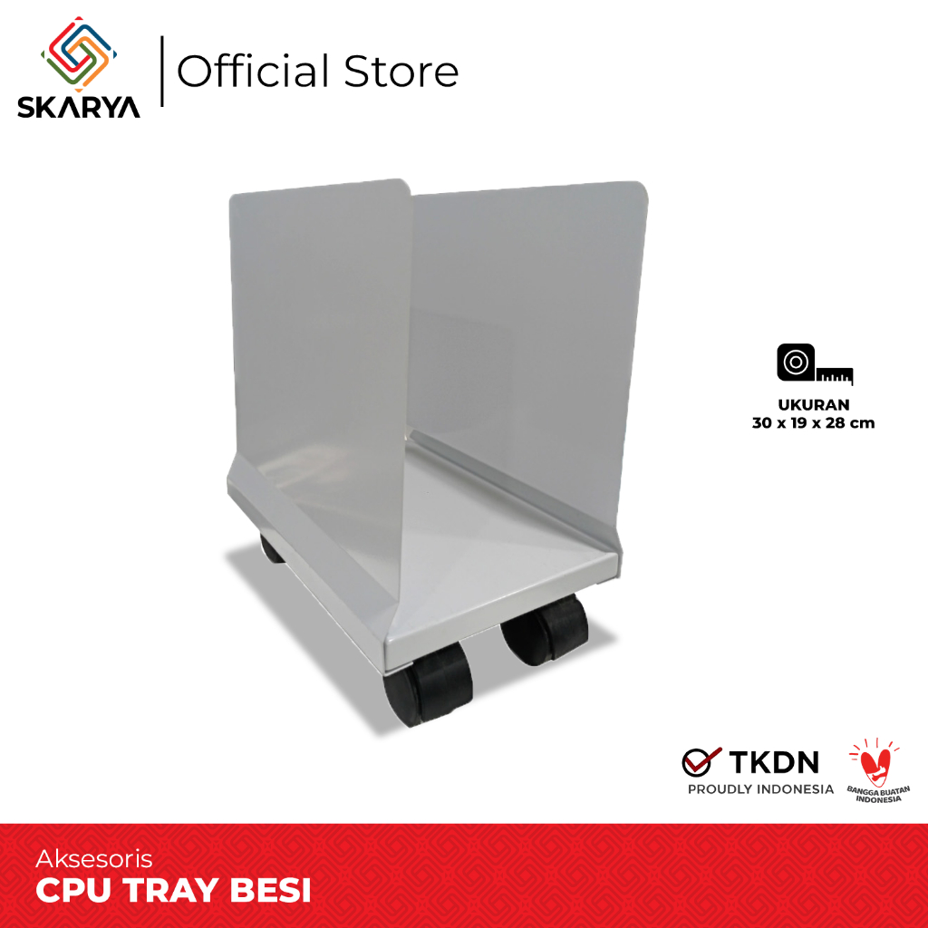 CPU Tray Cubic Tray Computer Wheel Rack CPU Iron Computer Desk (New ...