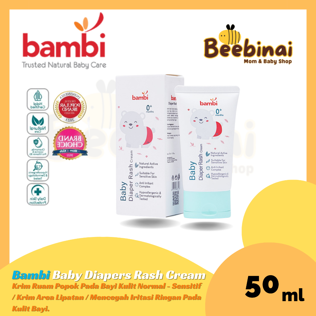 Beebinai - Bambi Baby Diaper Rash Cream 50ml | Diaper Rash Cream On ...