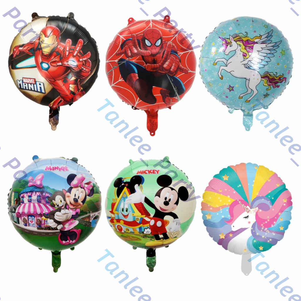 Jumbo round balloons, new character birthday balloons | Shopee Singapore