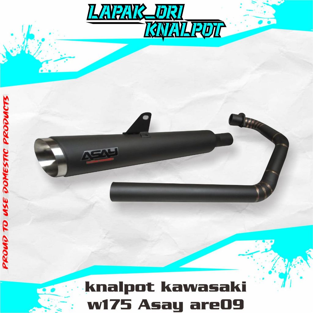 Kawasaki w175 Asay are09 exhaust | Shopee Singapore