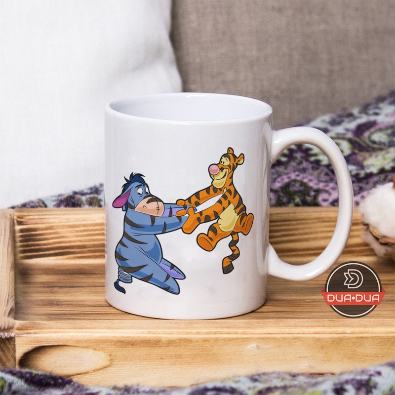 Disney Winnie The Pooh Eeyore and Tigger Bounce Glass Mug | Shopee ...