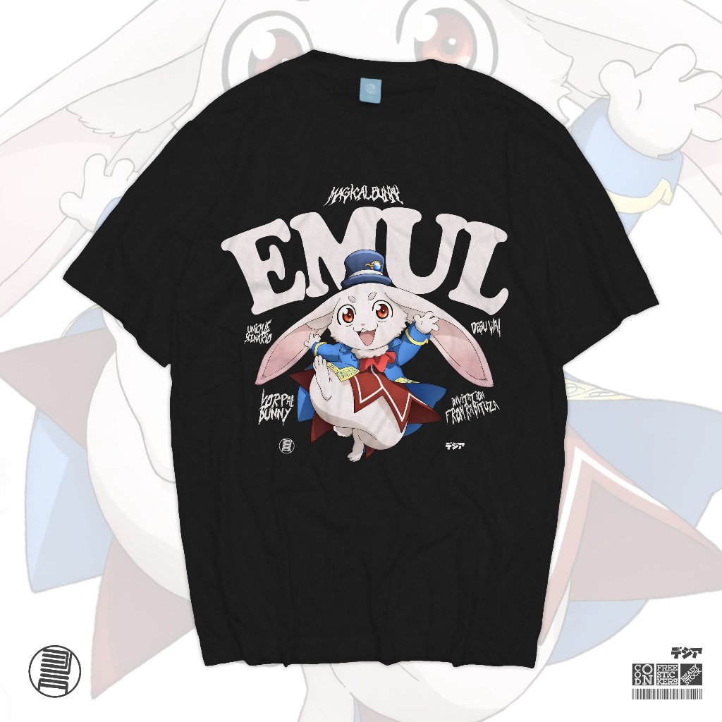 Magical Bunny Emul Shangri La Frontier Sunraku Anime Manga T-Shirt ...