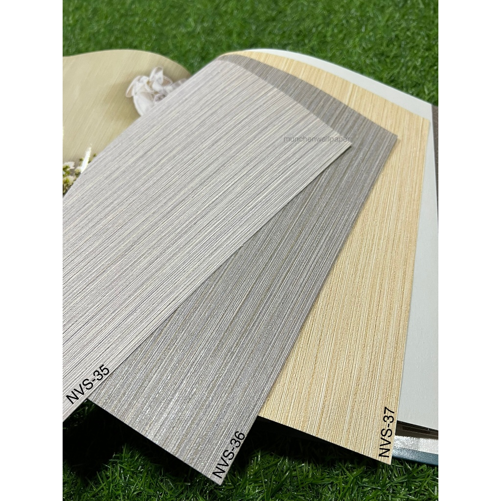 KAYU Luxurious Thick Fine Wood Grain Texture Plain Wall Wallpaper ...