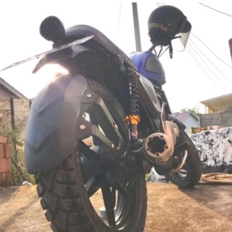 Hms Racing universal Motorcycle Rear mudguard Fender Under Motorcycle ...