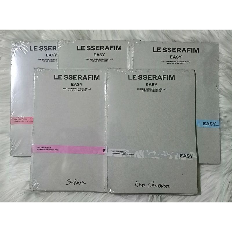 Le Sserafim EASY Compact Album version | Shopee Singapore