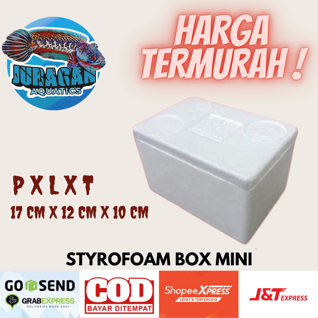 Styrofoam Box Mini - Styrofoam Box 1/2 Kg - Styrofoam Box Packing ...