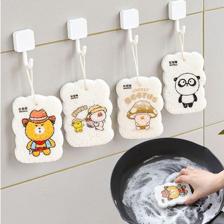 Fancy Character Foam Sponge/Sponge (Bulging In Water) For Bath/Washing ...
