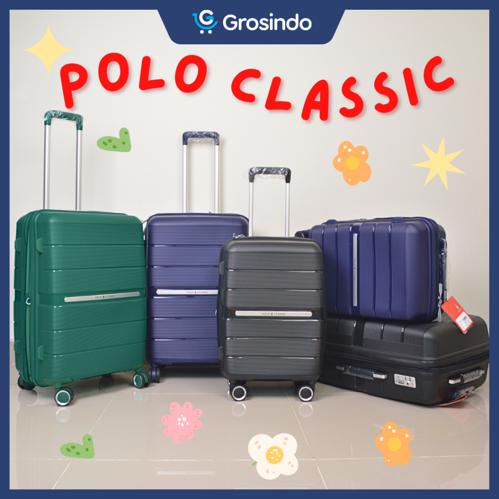Polo Classic Sydney Series Suitcase 20 - 24 Inch Cabin Airplane Luggage ...