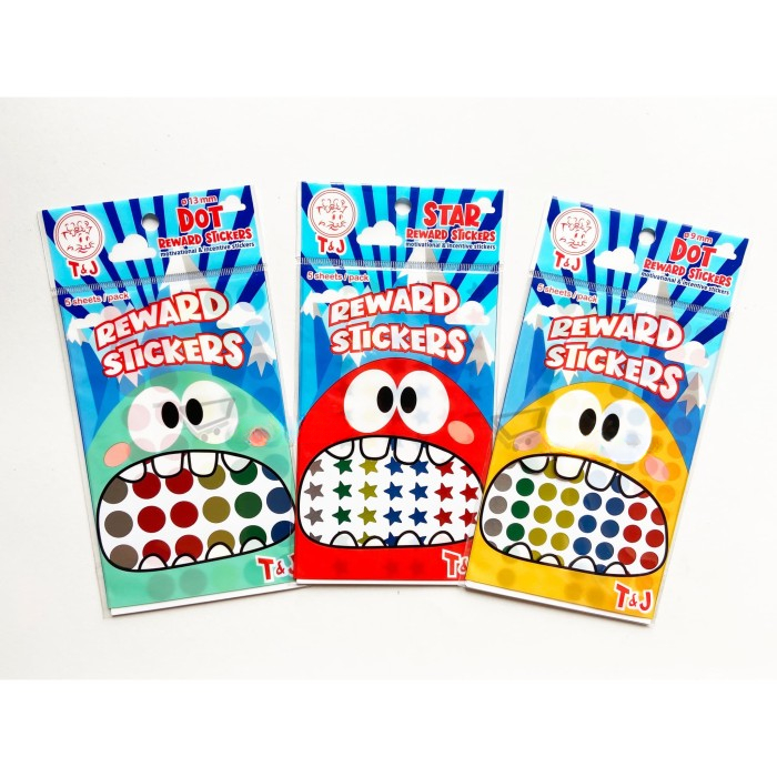 Tom & Jerry Label Sticker Reward Dot / Reward Sticker / Motivational ...