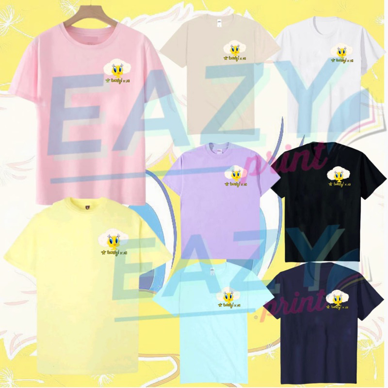 Head TWEETY X IU T-Shirt LEE JI EUN UAENA HER WORLD TOUR 2024 SG KPOP ...
