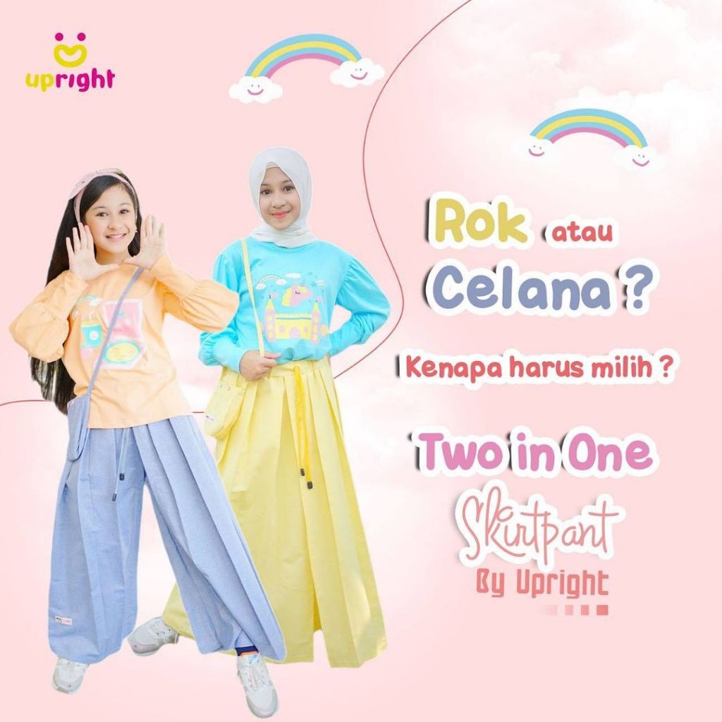 Skirtpants/skirt Pants For Girls Upright Junior 4-12 Years Upright Junior (Skirt Only) | Shopee ...